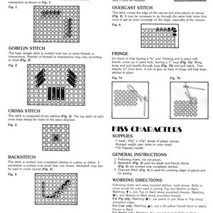 Vintage Plastic Canvas Pattern Book PDF • Squeezum Plastic Canvas ...