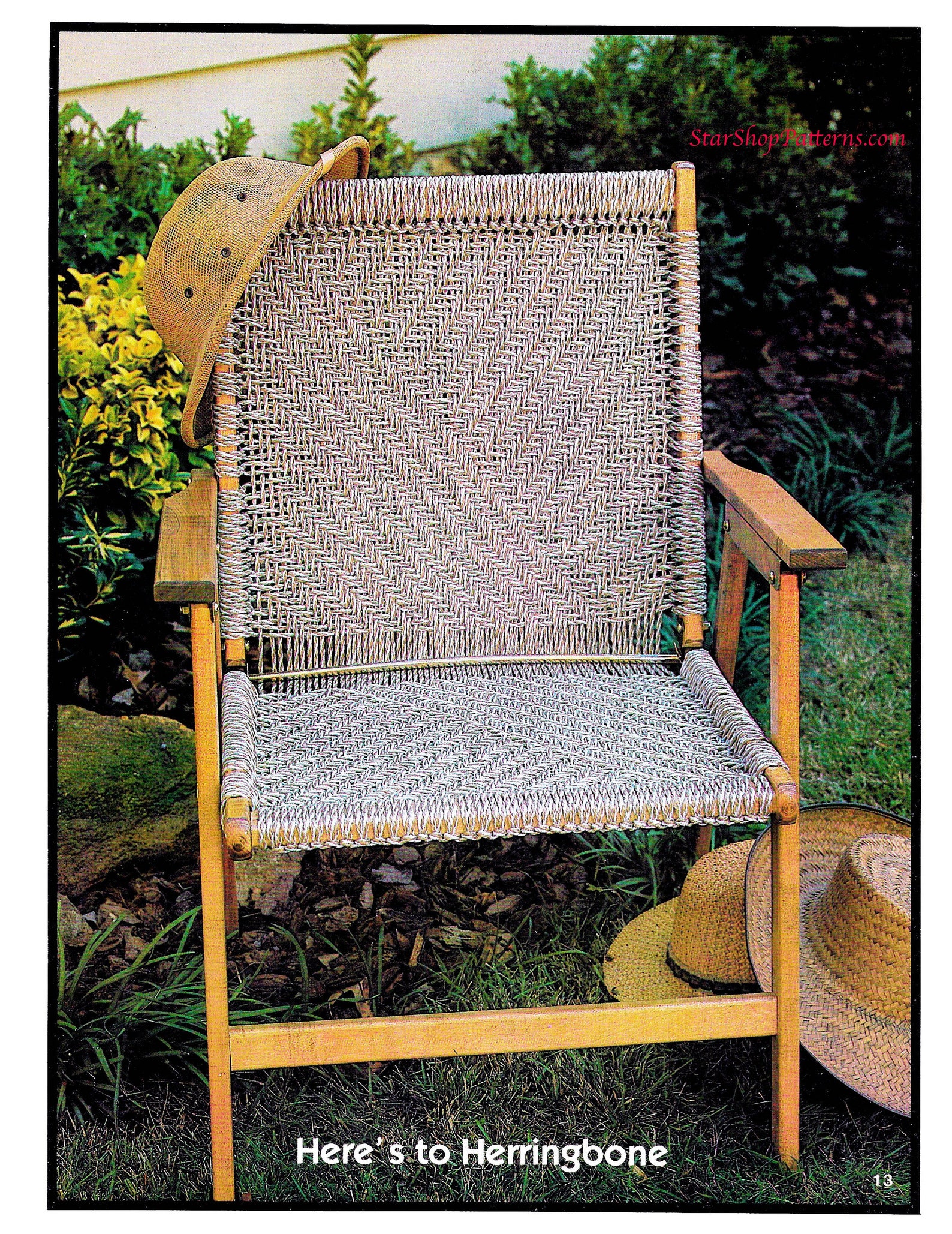 Macrame Chairs 1980s Macrame Patio Lawn Chair Folding Deck - Etsy