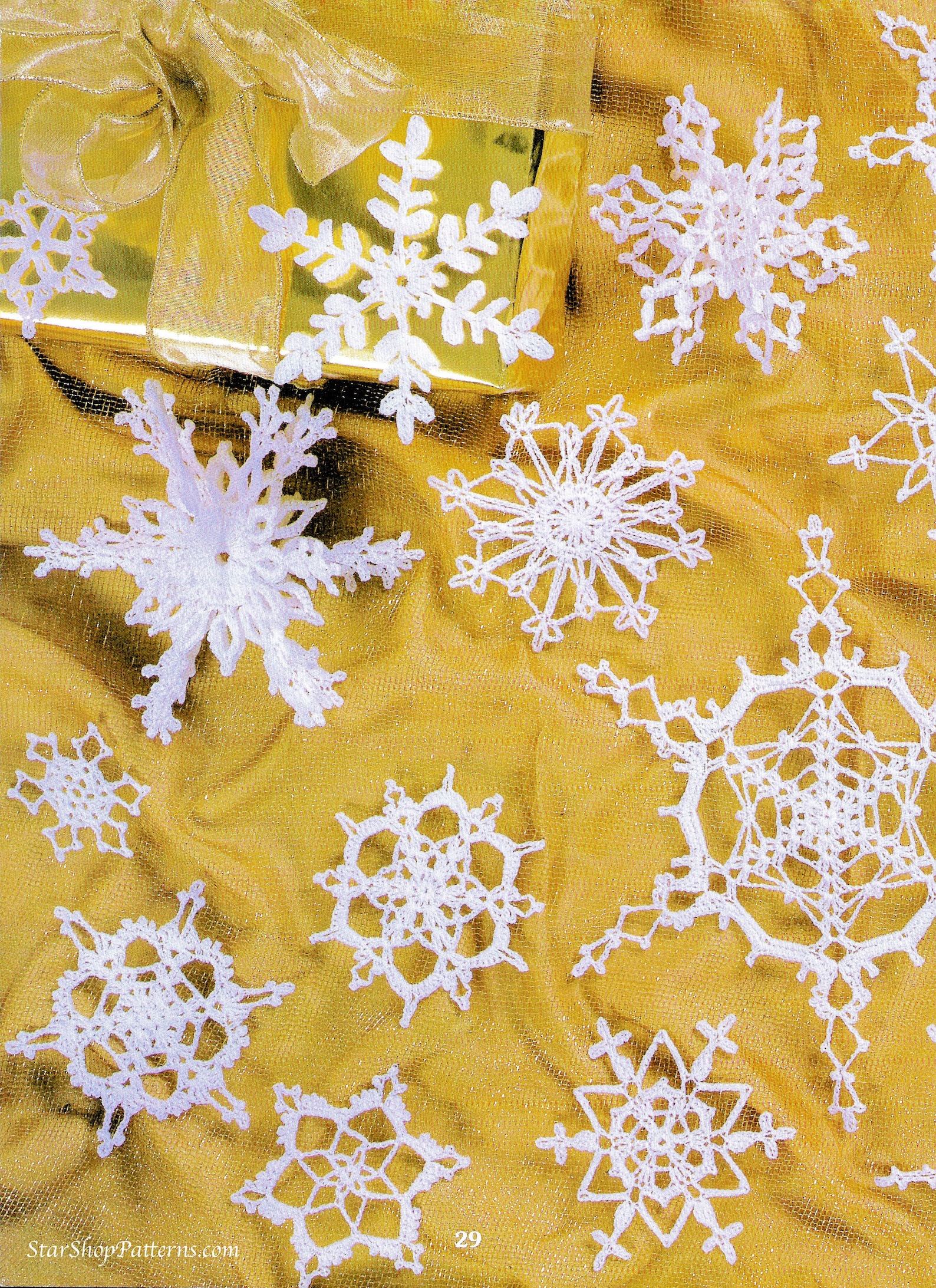 Christmas Crochet Snowflake Pattern Book PDF Digital Download - Etsy