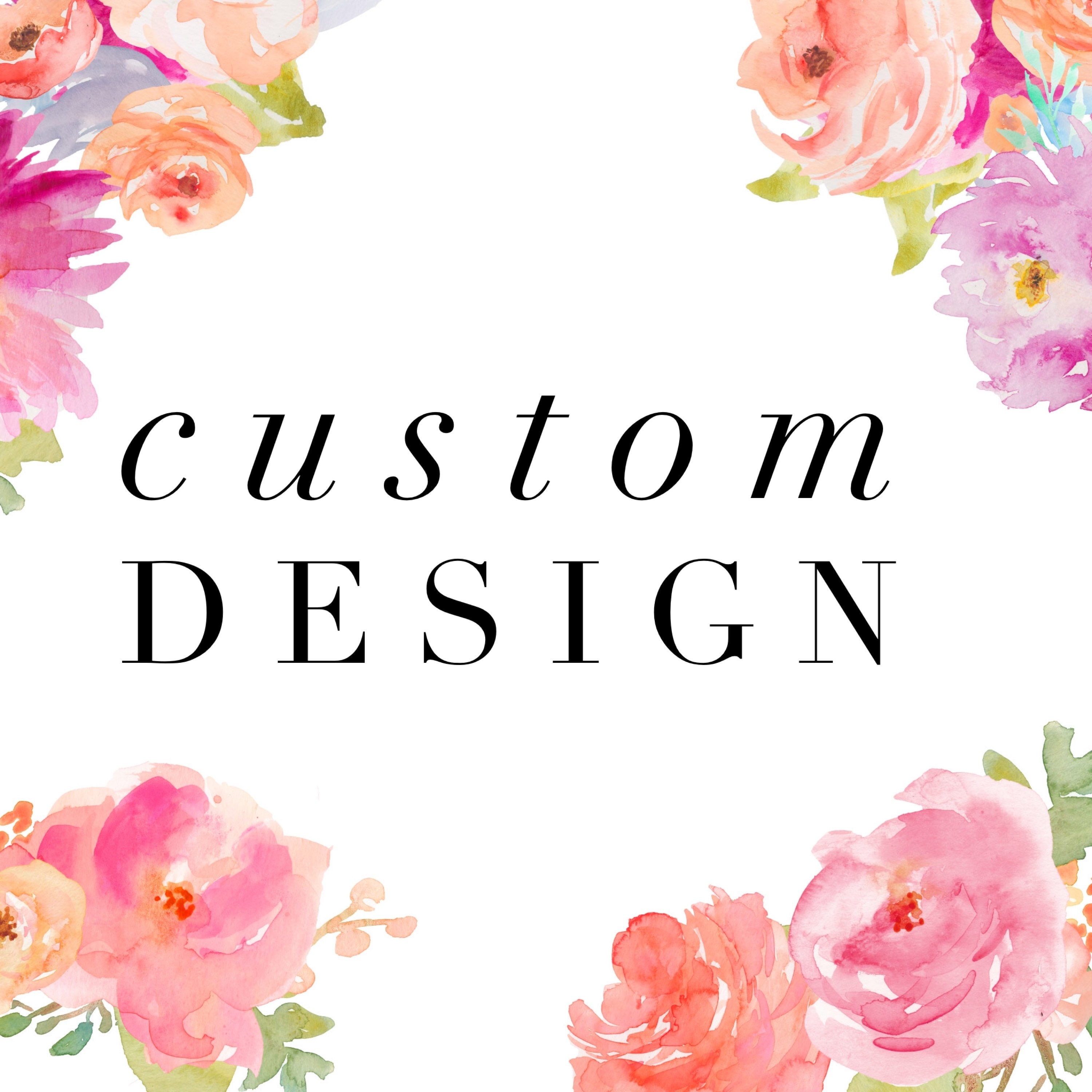 Custom Design, Made to Order Design, Create a Design - Etsy