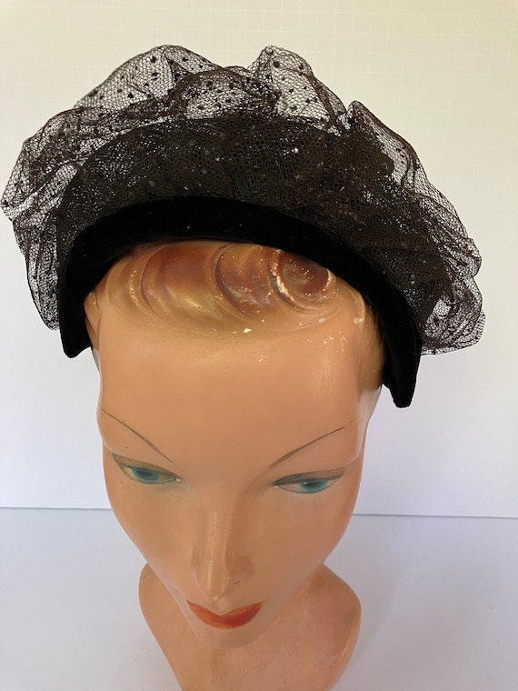 1950s/60s Rita Thornton Boston Sheer Net and Glitter … - Gem