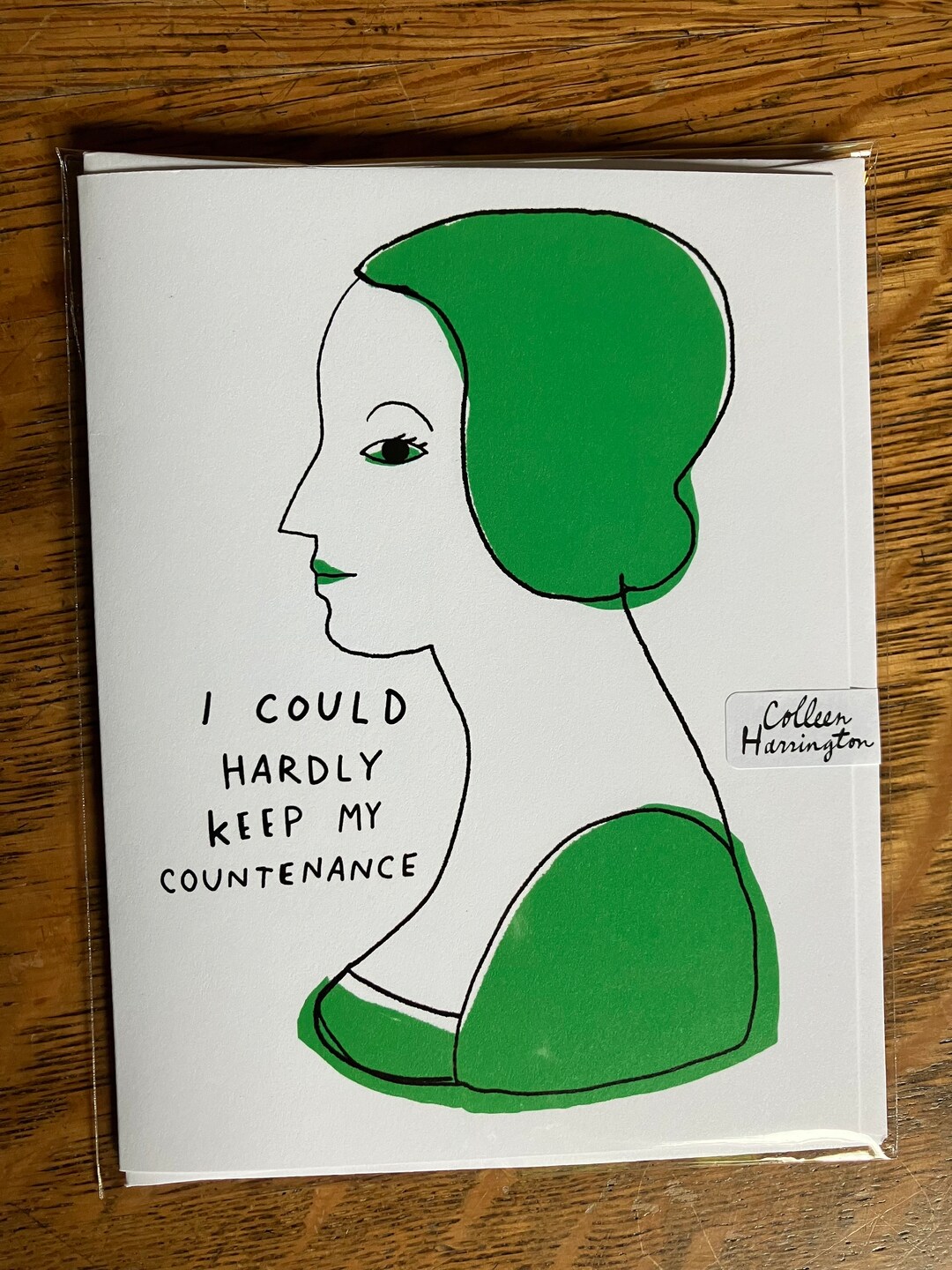 A2 Greeting Card - I Could Hardly Keep My Countenance - Etsy