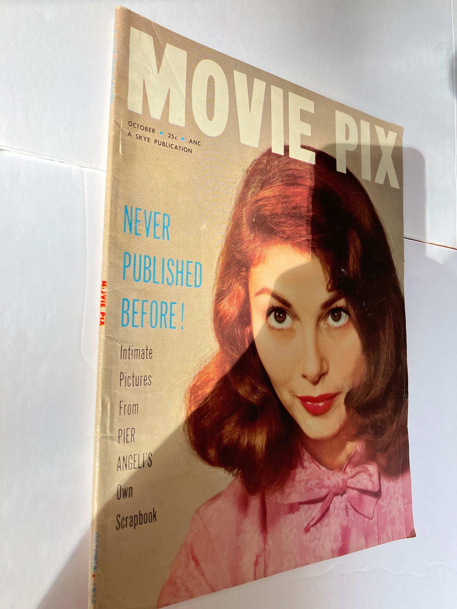 Oct 1954 Movie Pix Magazine With Pier Angeli on Cover - Etsy