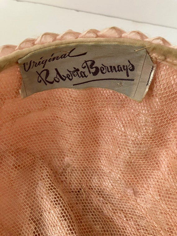 Vintage c. 1950s Original Roberta Bernays Pink Straw … - Gem