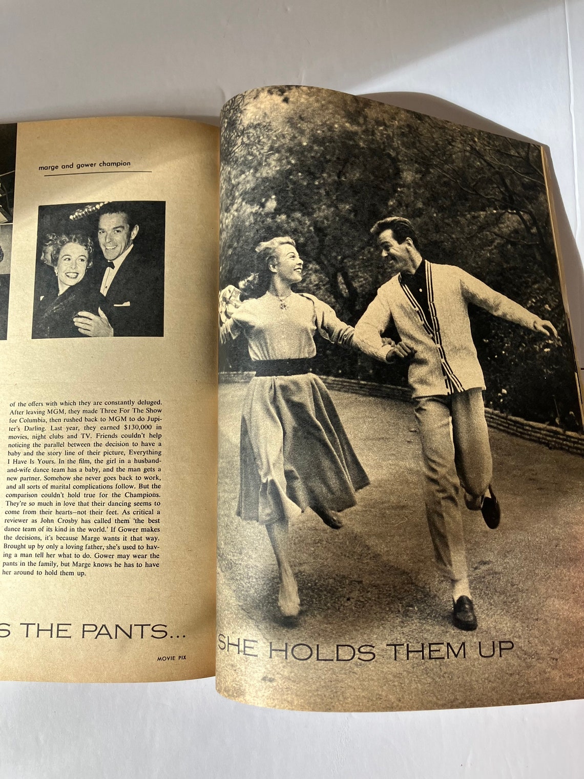 Oct 1954 Movie Pix Magazine With Pier Angeli on Cover - Etsy