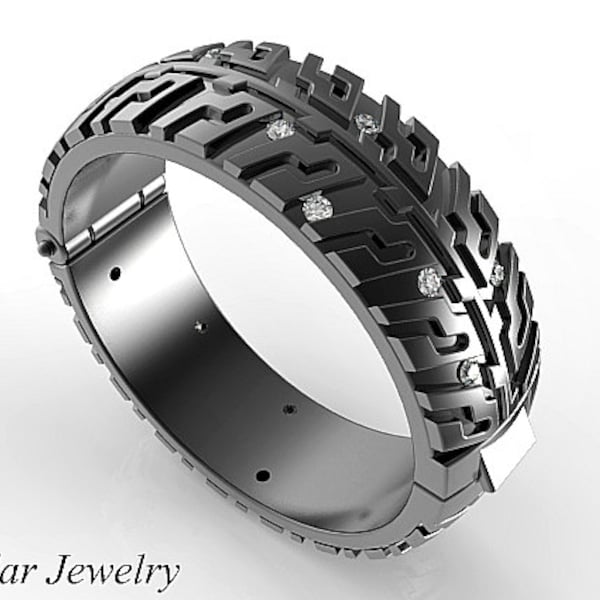 Tire Tread Ring - Etsy
