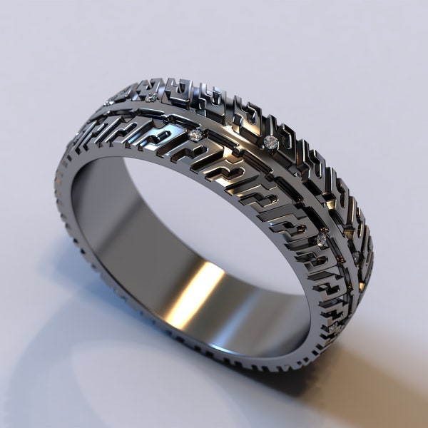 Tire Tread Ring - Etsy