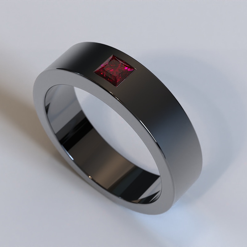 Mens Ruby Ring - Etsy