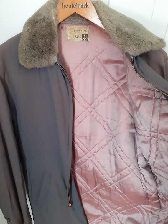Gab Gabardine Coat Jacket 1950 1950s 50s Aldeno vtg n… - Gem