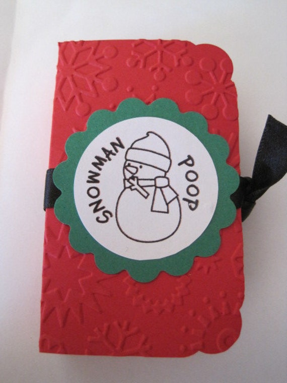 Items similar to Novelty Stocking Fillers - Snowman Poop mints on Etsy
