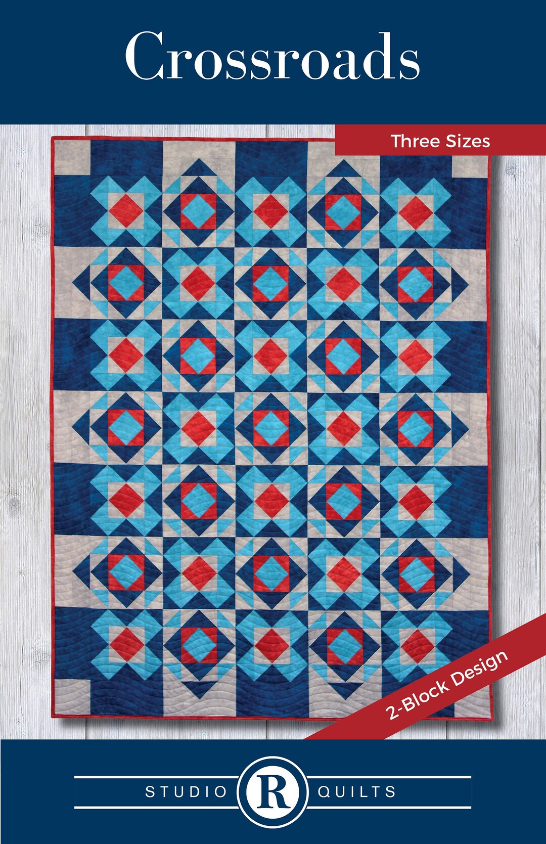 Crossroads Quilt Pattern - PDF Digital Download - Simple - Modern ...