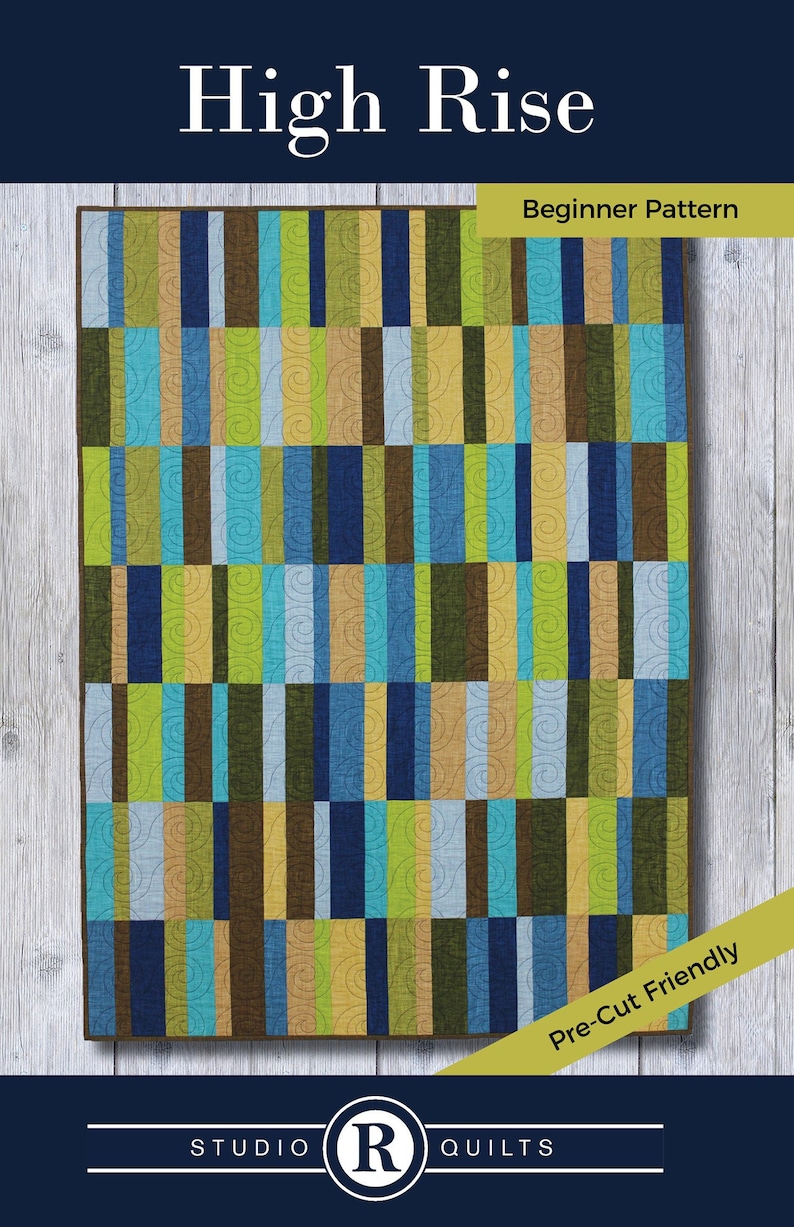 High Rise Quilt Pattern - PDF Digital Download - Simple - Easy - Modern ...