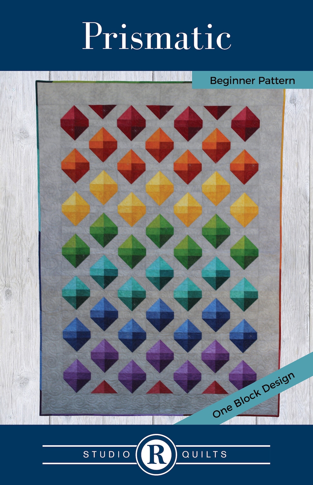 Prismatic Quilt Pattern - PDF Digital Download - Simple - Easy - Modern ...