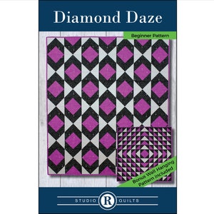Diamond Daze Quilt Pattern With Bonus Wall Hanging - PDF Digital ...