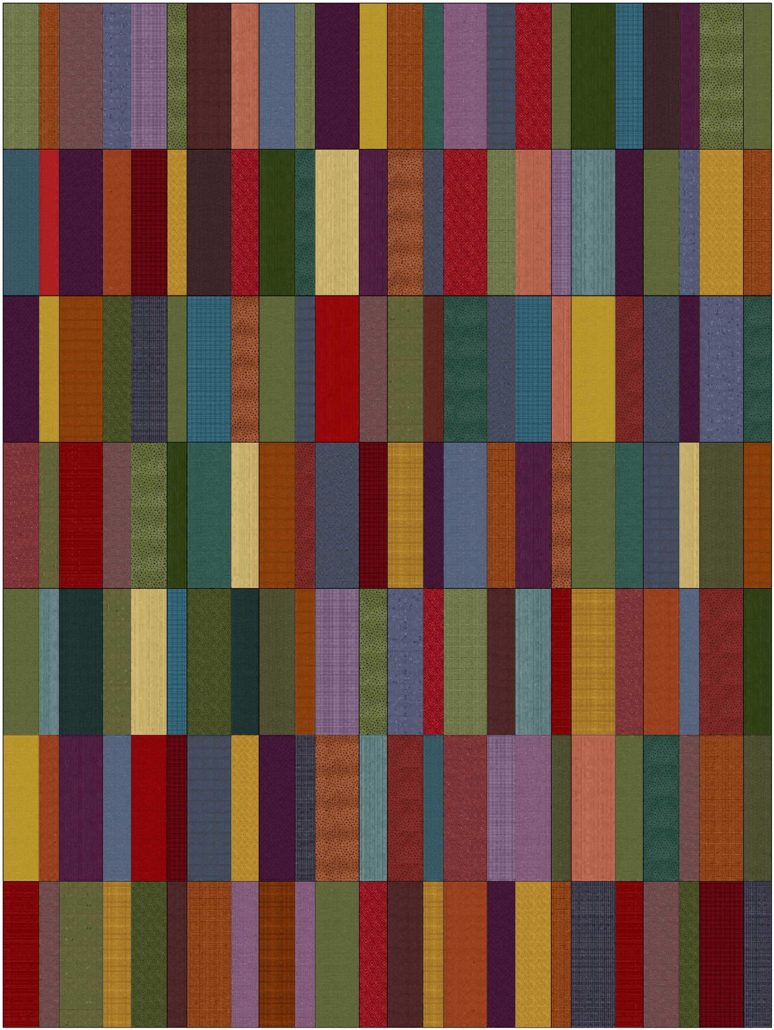 High Rise Quilt Kit - Woolies Flannel - Includes Pattern, 10" Squares ...