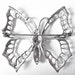 Vintage Sterling Silver Butterfly Brooch With Open Work Wings - Etsy