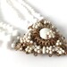 Miriam Haskel Style White Bead Necklace - Etsy