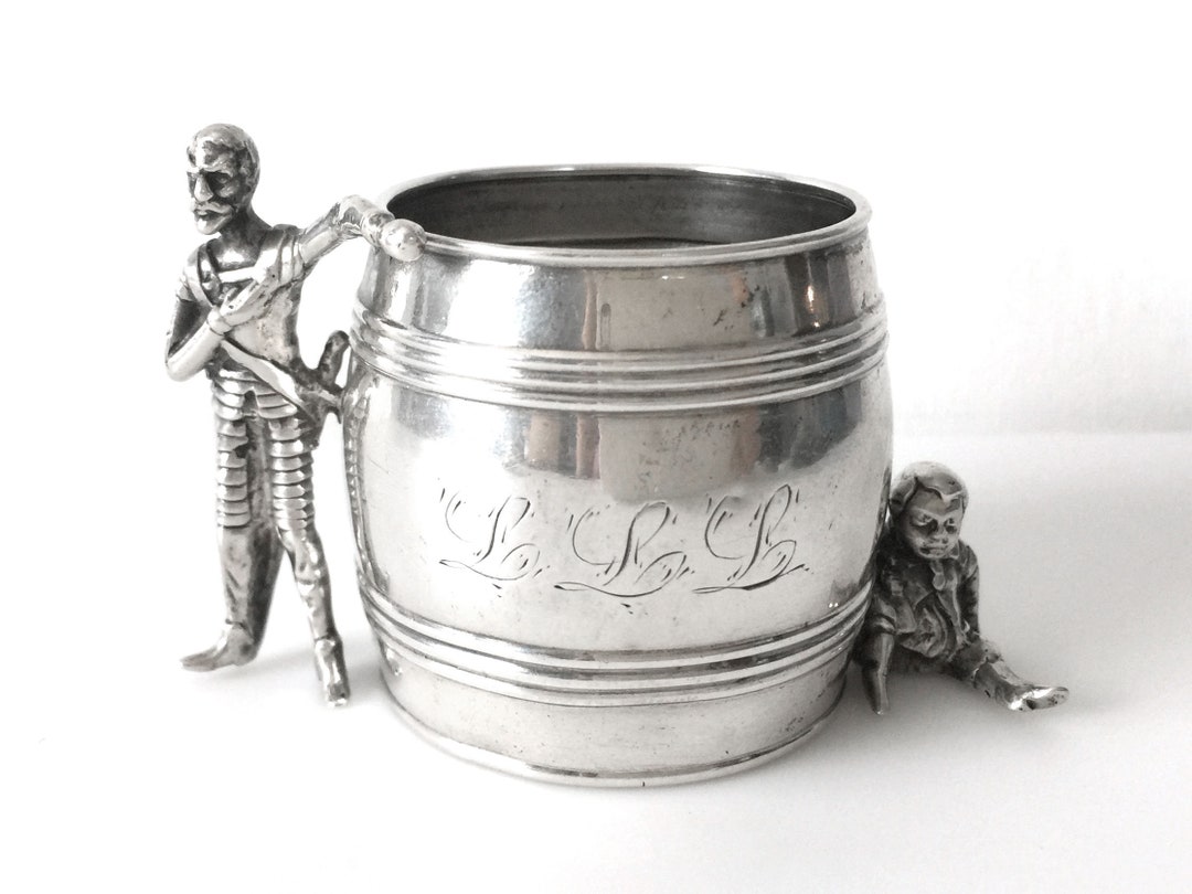 Antique Coin Silver Figural Toothpick / Matchstick Holder by - Etsy