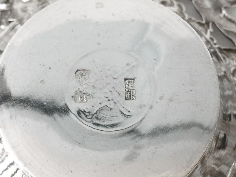 Set of Japanese Sterling Silver Dragon Dishes - Etsy