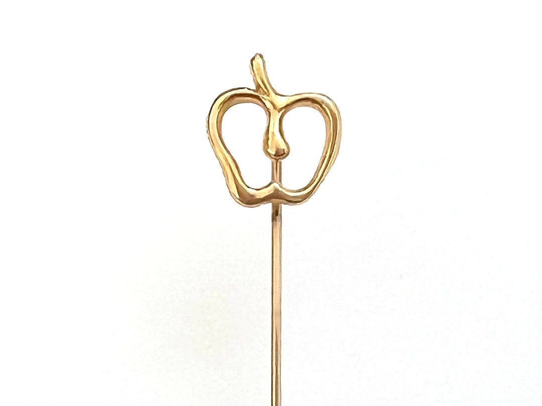 Tiffany & Co 18K Gold Elsa Peretti Apple Stick Pin - Etsy