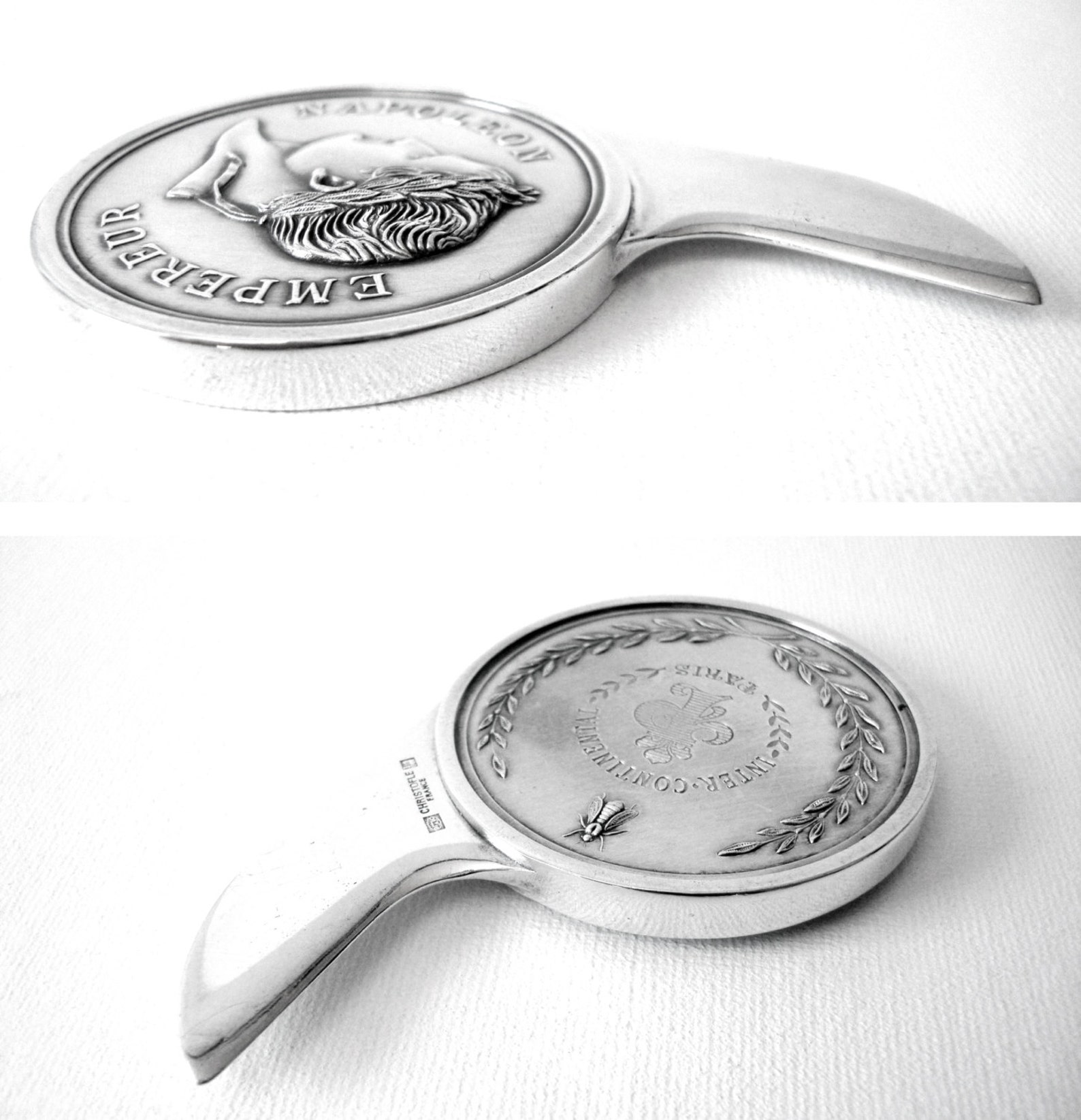 Christofle Silver Plate Letter Opener With Napoléon III Paris France - Etsy