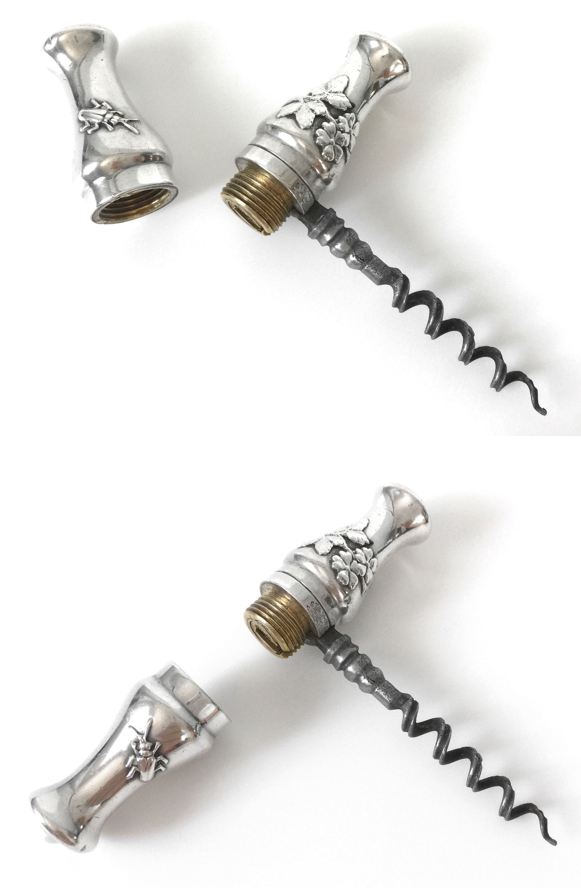 Shiebler Sterling Silver Pocket Roundlet Corkscrew / Wine - Etsy Australia