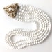 Miriam Haskel Style White Bead Necklace - Etsy