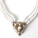 Miriam Haskel Style White Bead Necklace - Etsy