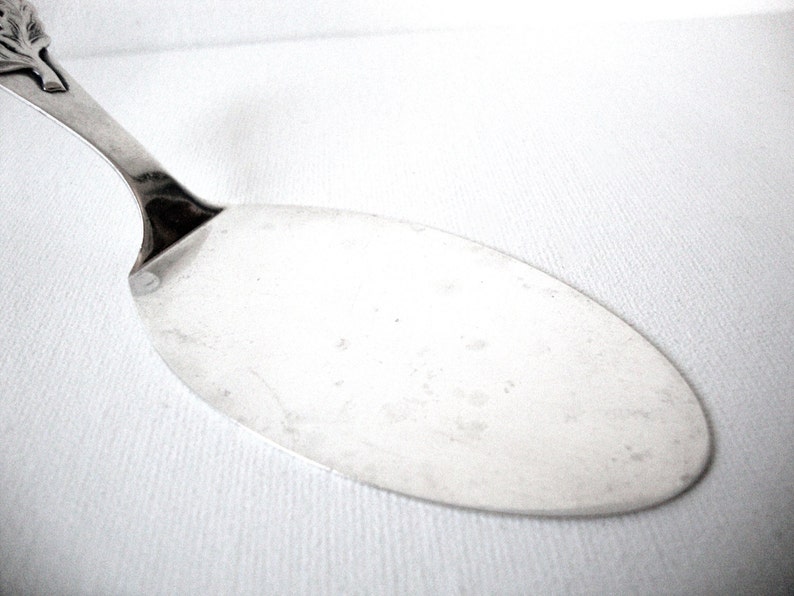 Vintage Danish Silver Acorn Handled Server by D Guldsmede Solvvarefan ...