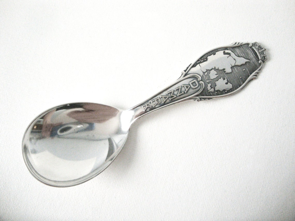 Vintage Danish Collector Silver Spoon of Denmark 1952 | Etsy
