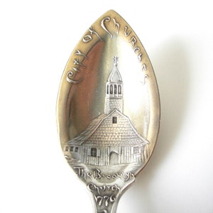 Antique Gorham New York City of Churches Sterling Silver Souvenir ...