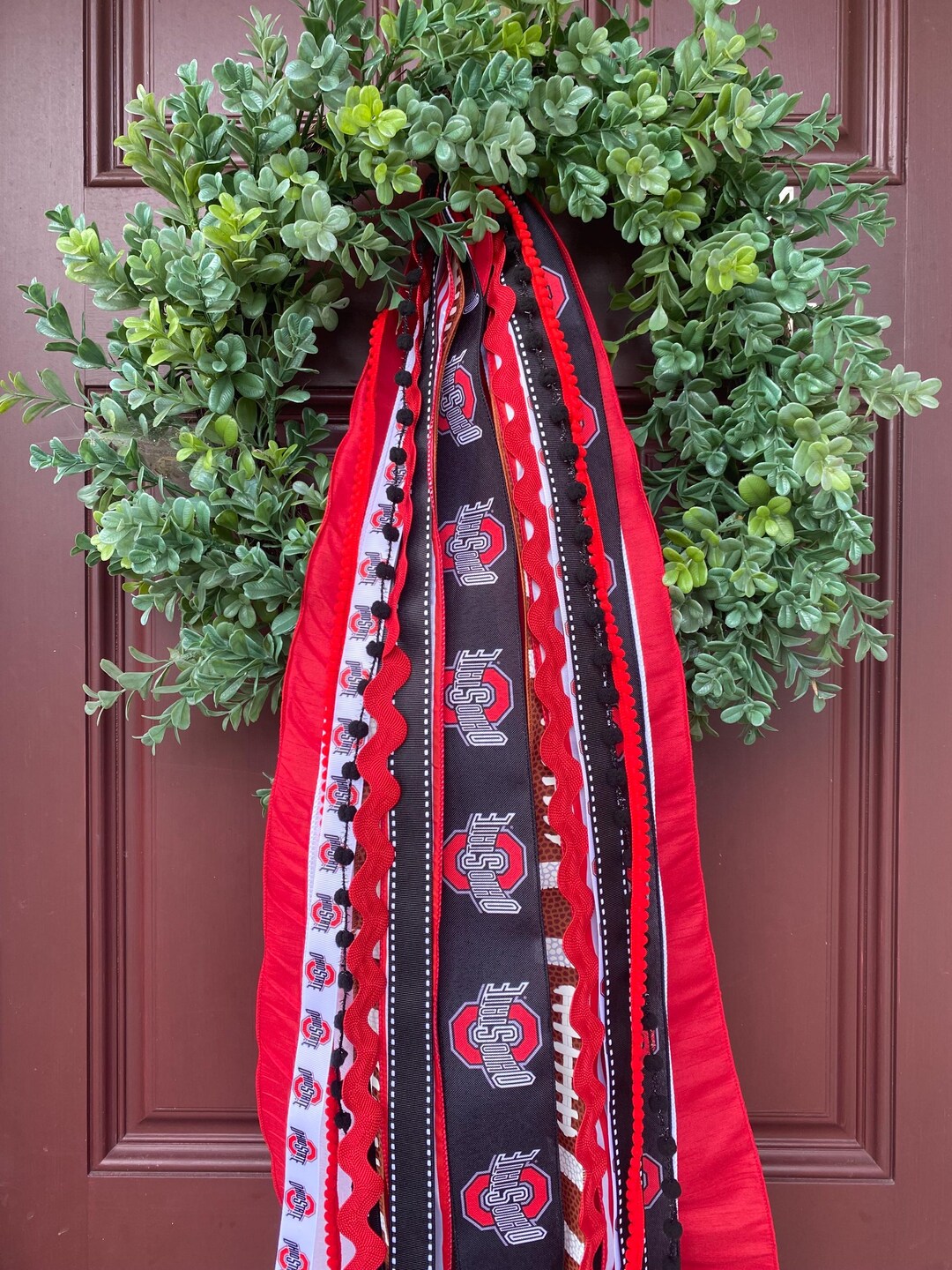Ohio State Ribbon Set, Ohio State Wreath Ribbon Set, Coffee Filter ...