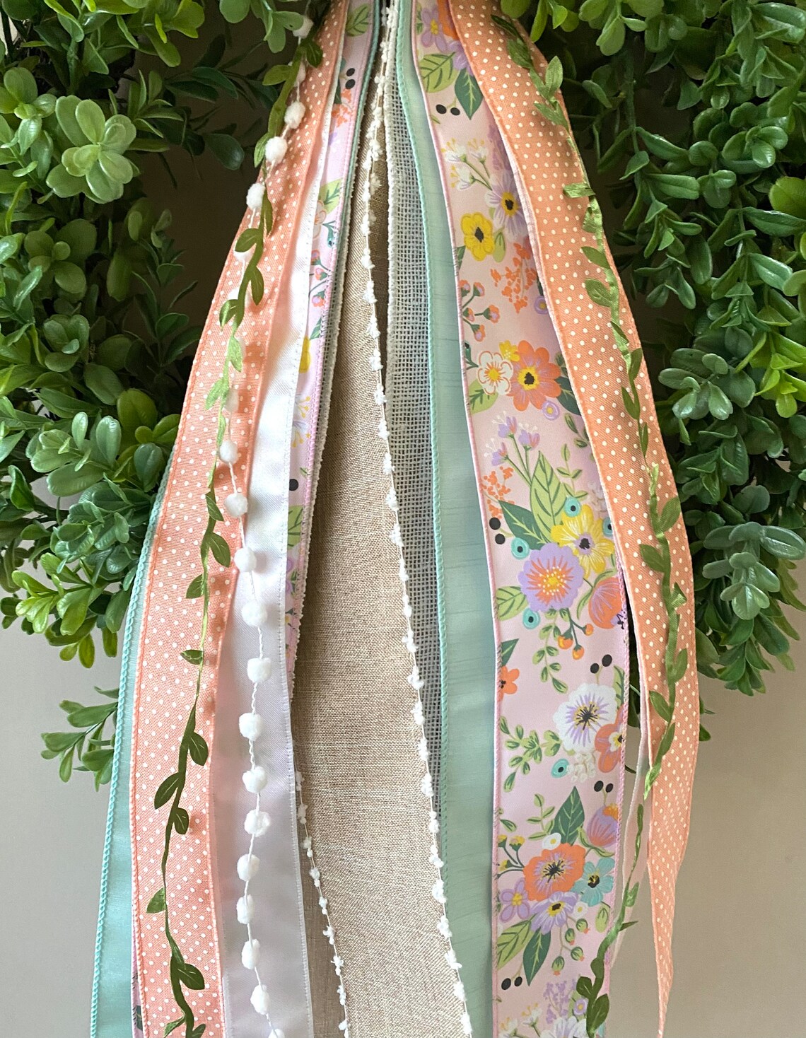 Spring Blossoms Ribbon Set, Ribbon Set, Clip on Ribbon Set, Spring ...