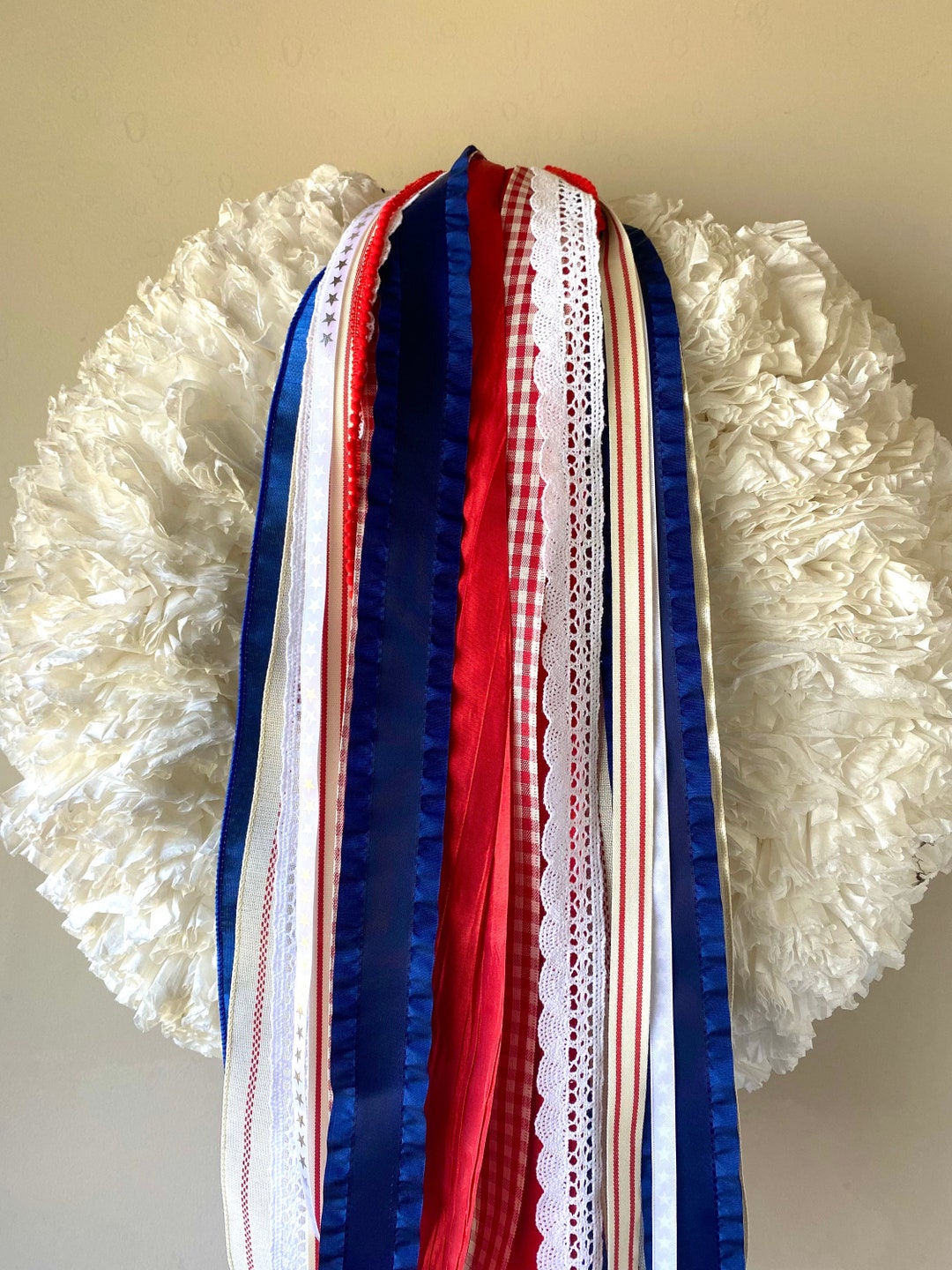 God Bless America 4th of July Ribbon Set, Ribbon Bundle, Red White Blue ...