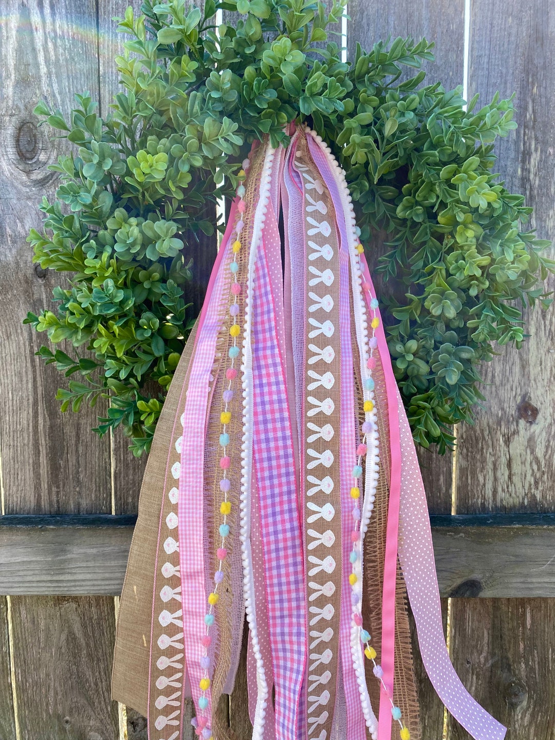 Easter Bunny Ribbon Set, Easter Ribbon Set, Spring Ribbon Bundle ...