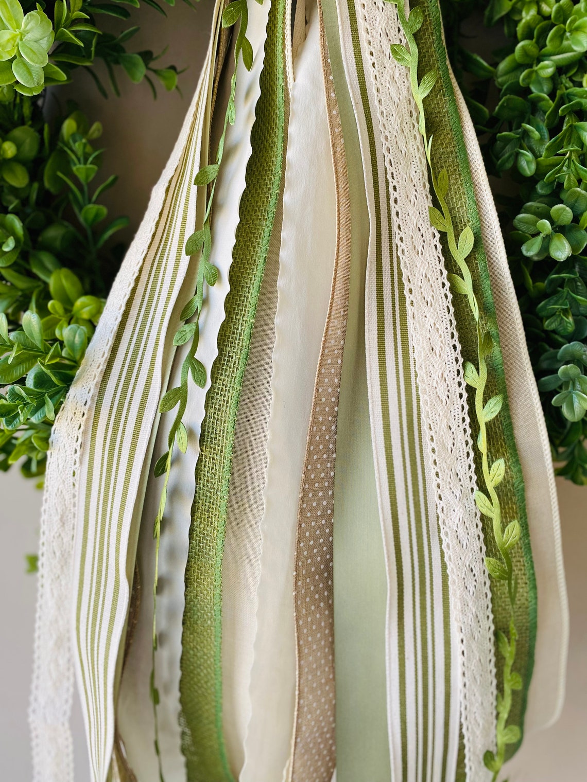 In the Garden Ribbon Set, Ribbon for Wreath, Ribbon Set, Summer Ribbon ...