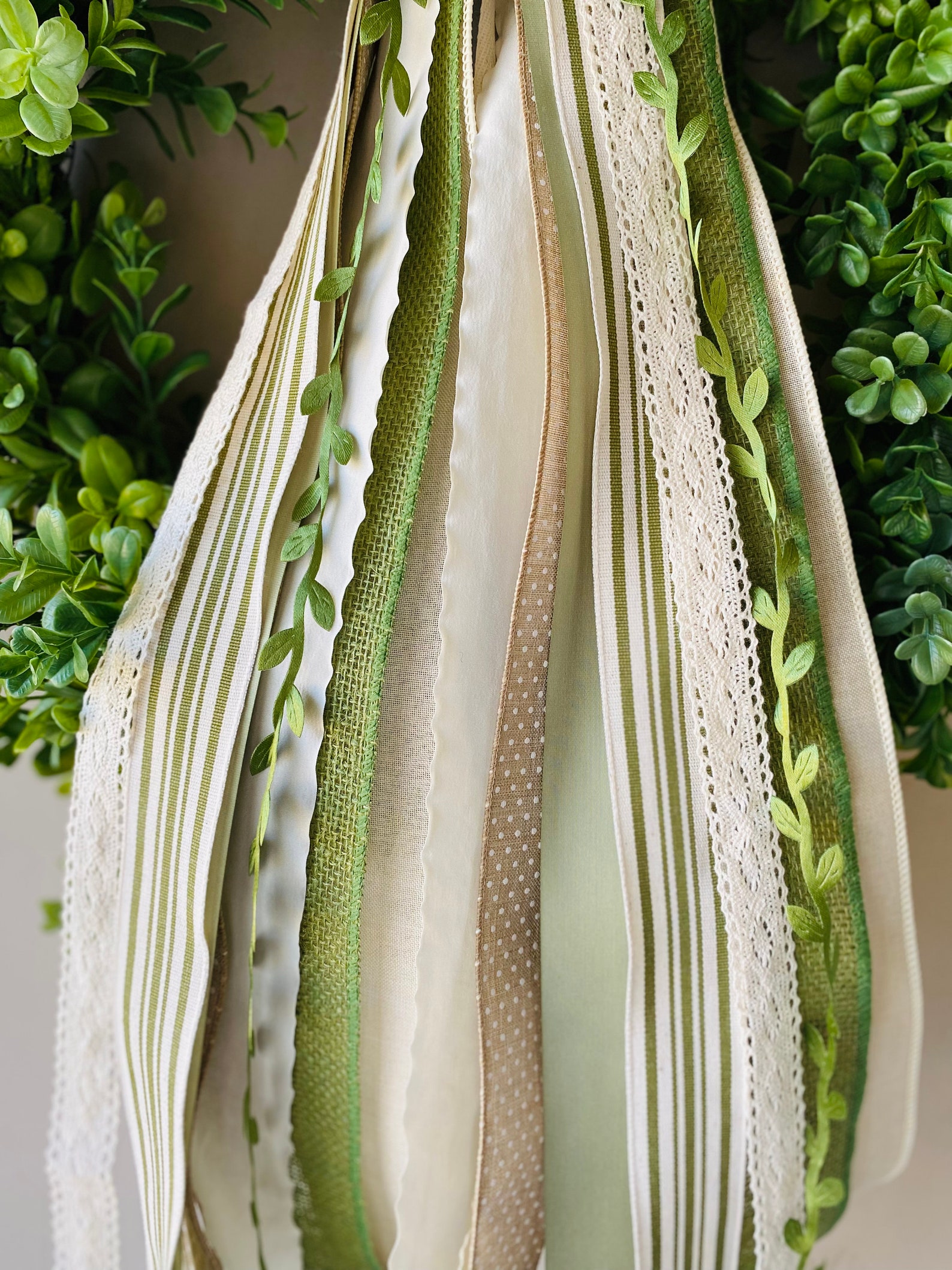 In the Garden Ribbon Set, Ribbon for Wreath, Ribbon Set, Summer Ribbon ...