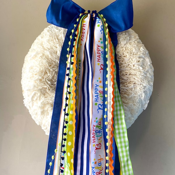 Happy Birthday Ribbon - Etsy