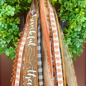 Thankful Ribbon Set, Thanksgiving Ribbon Set, Ribbon Bundle, Ribbon Set ...