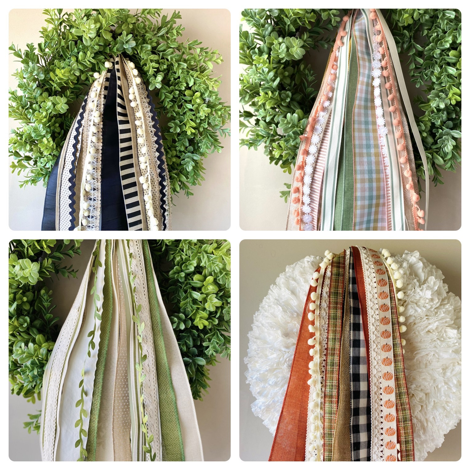 Bestseller Ribbon Sets 4 Pack Bundle, Ribbon Set, Ribbon for Wreath ...