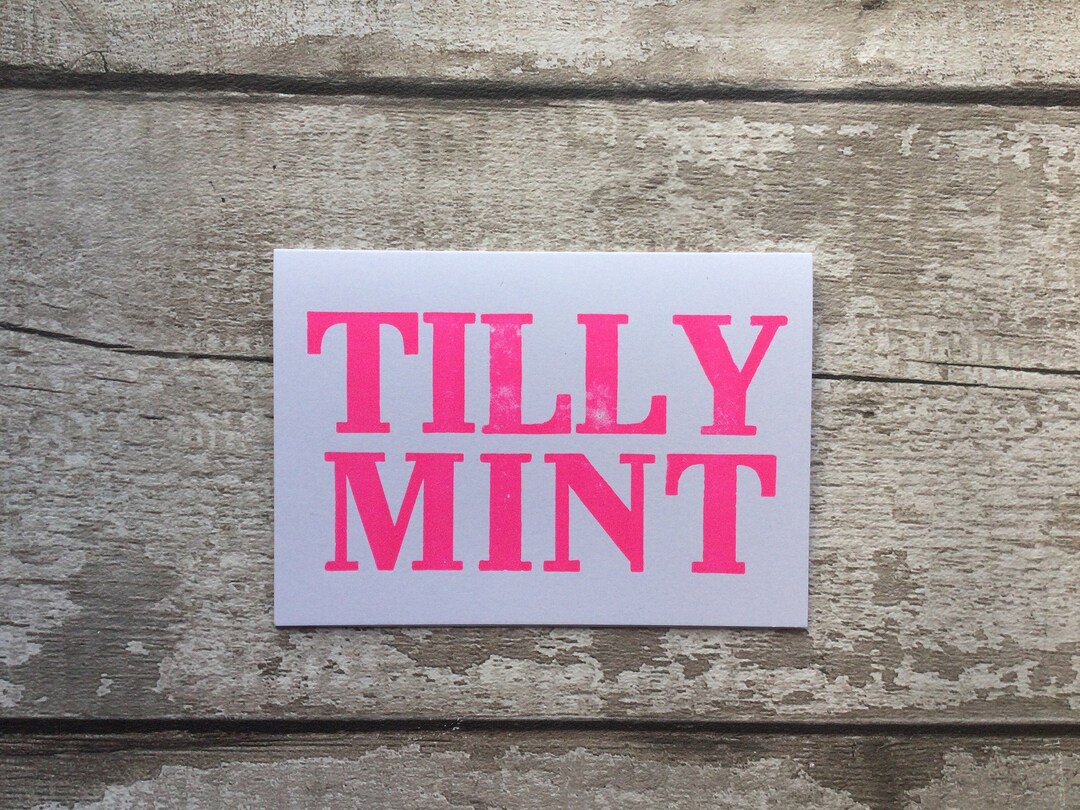 Tilly Mint Scouse Greetings Card - Liverpool Sayings, Letterpress - Etsy UK