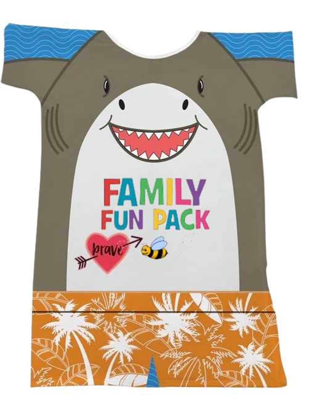 FAMILY FUN PACK Shark Gown - Etsy