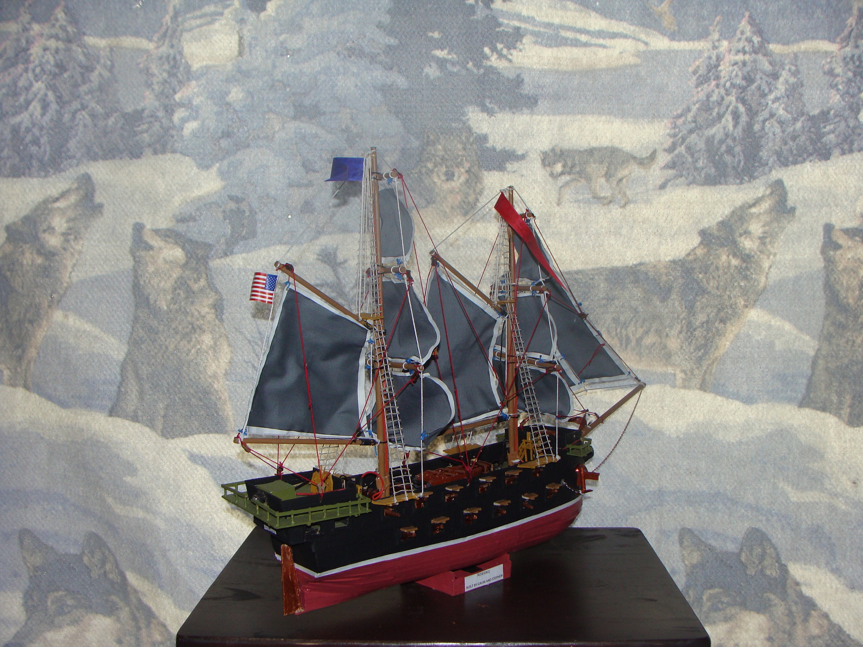 24 GUN FRIGATE 1/72ND Scale Lit With LED Lighting - Etsy
