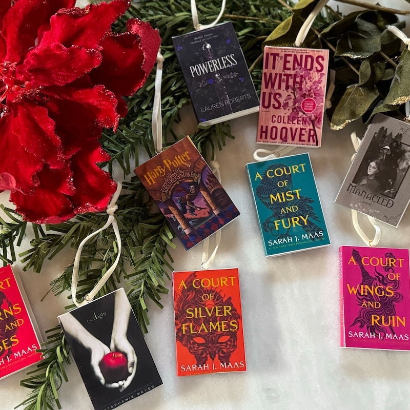 Book Ornament - Etsy