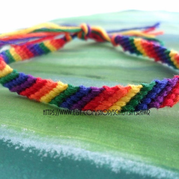 Rainbow Bracelet - Etsy