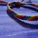 Pastel Rainbow Friendship Bracelet thin - Etsy