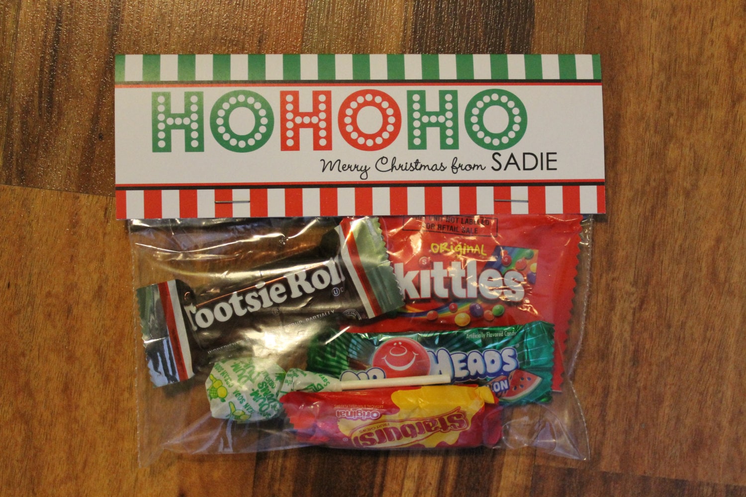 Christmas Class Treat Bag Topper (printable File) Design Shown ...