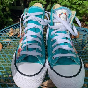 Patchwork Converse High Top Chuck Taylor Boho Hippie Boho - Etsy