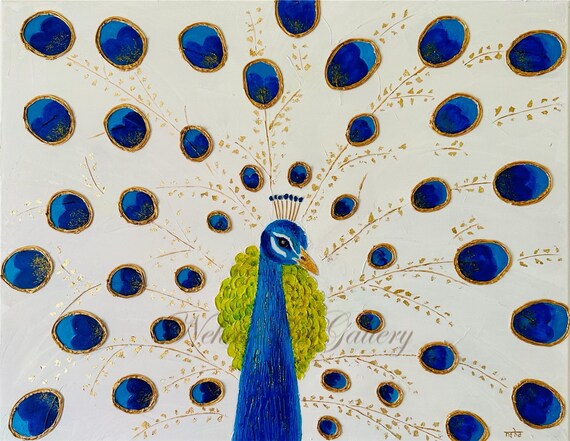 Dibujo Abstracto De Pavo Real