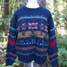 Vintage Cottagecore Grandpa Sweater 100% SHETLAND WOOL Ugly - Etsy